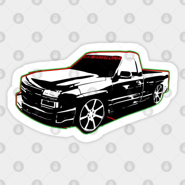 La Mamalona Takuache Cuh El Cuhh Latino Mexican Meme Mamalona Sticker Teepublic